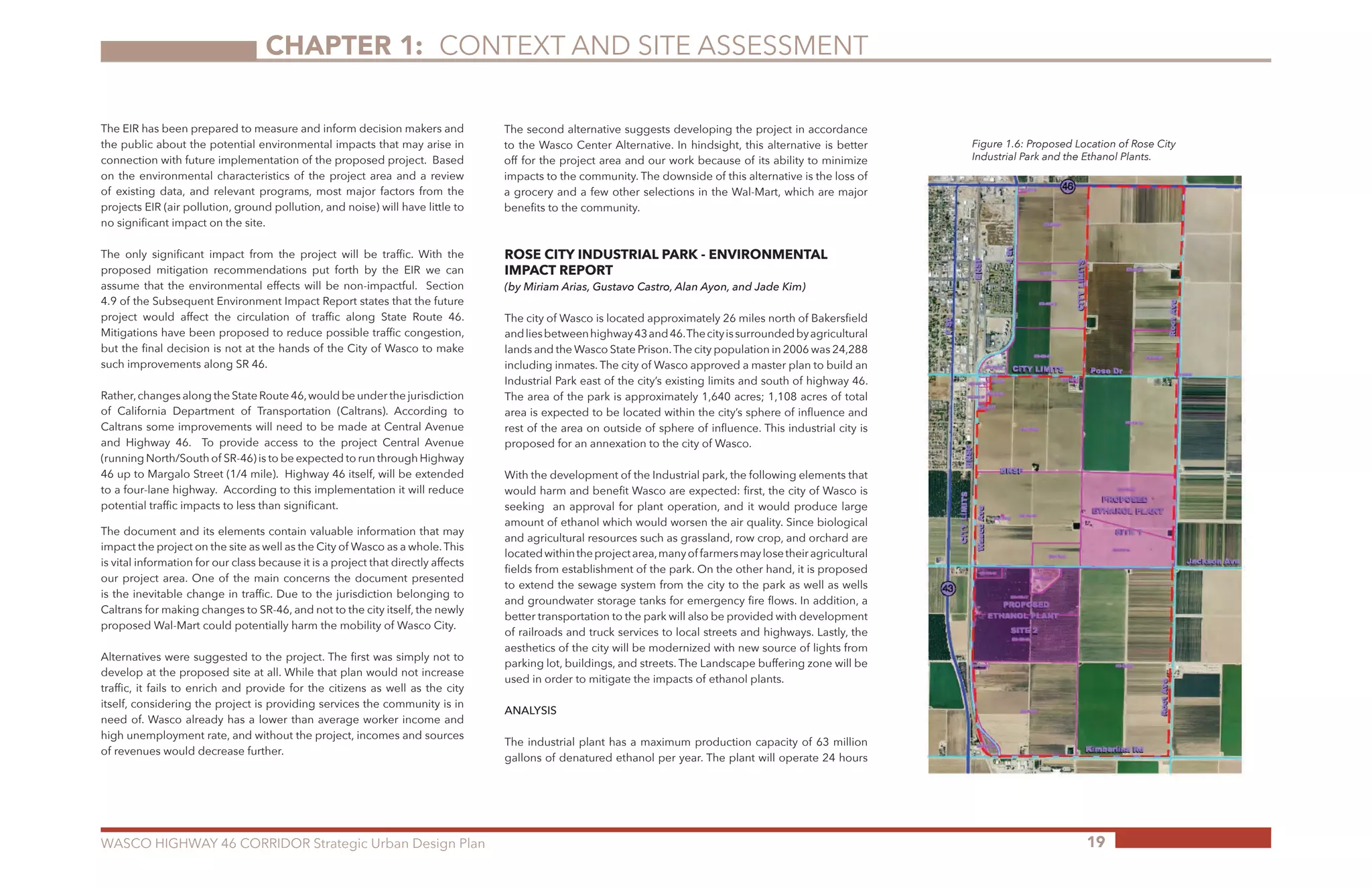 City of Wasco, CA Highway 46 Corridor Strategic Strategic Urban Design ...