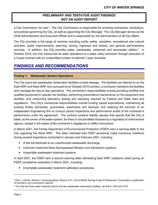 City of Winter Springs Transmittal Letter and P&T | PDF | Civil ...