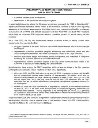 City of Winter Springs Transmittal Letter and P&T | PDF | Civil ...