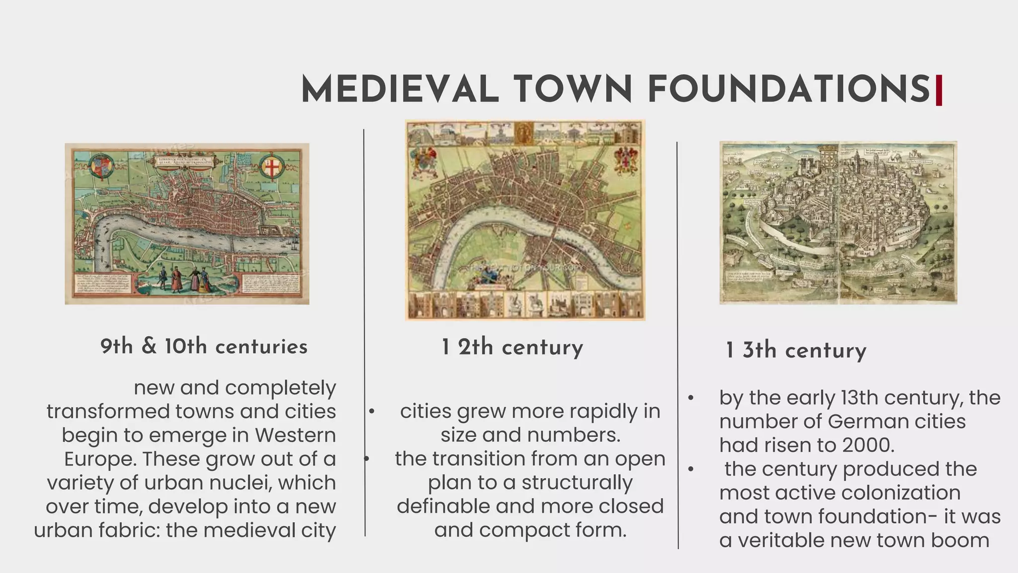 City planing of medieval europe | PDF