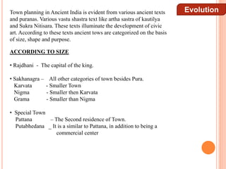 City planning in ancient india | PPTX