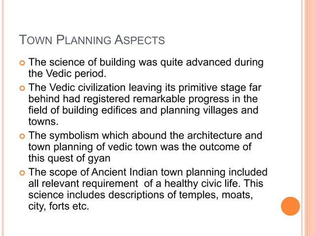 City planning in ancient india | PPTX | Hinduism | Religion & Spirituality