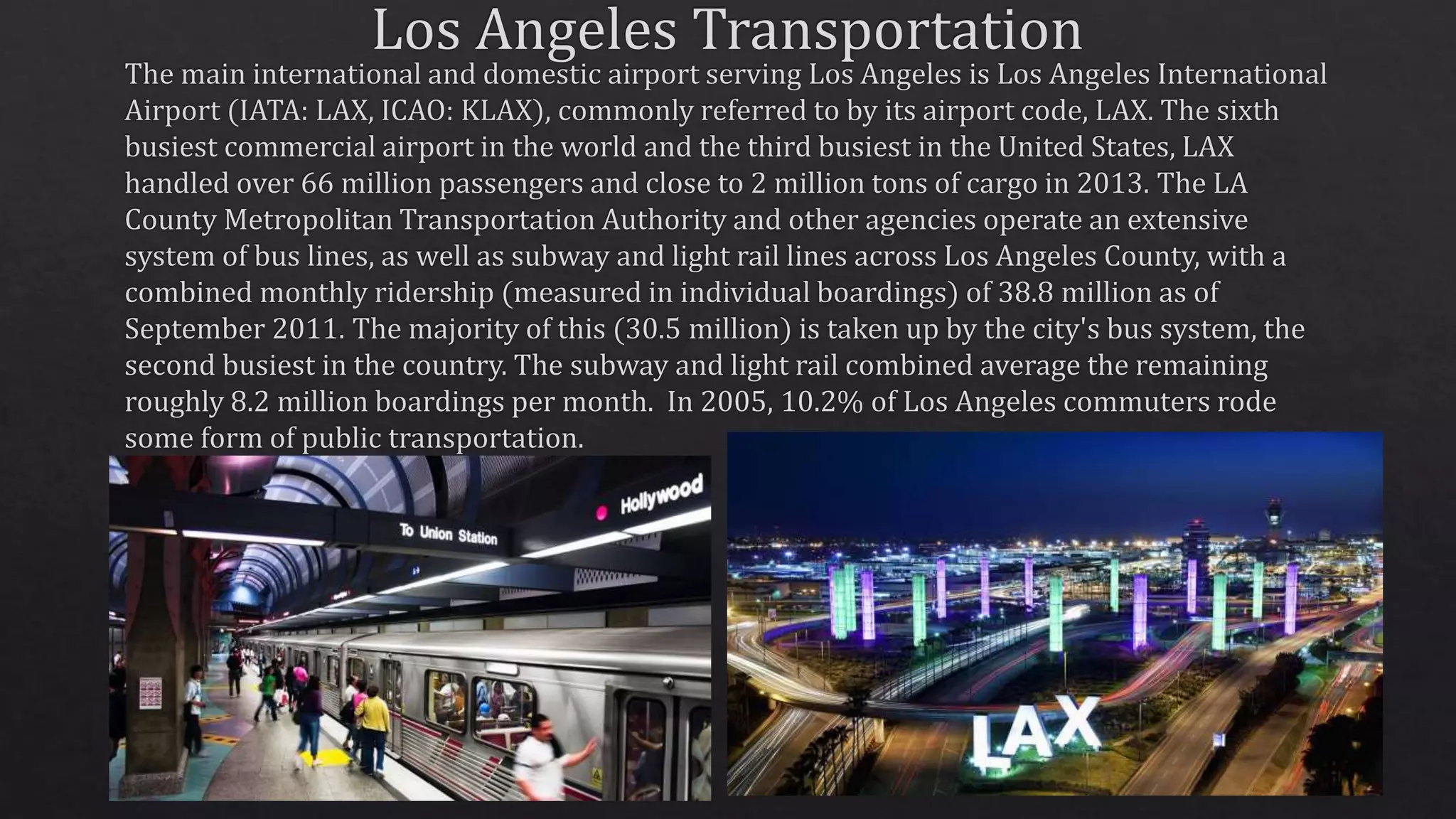 The City Of Los Angeles | PPTX