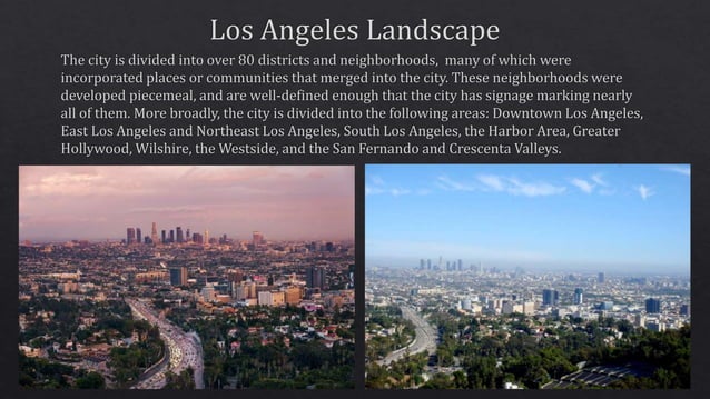The City Of Los Angeles | PPTX