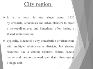 City region | PPTX