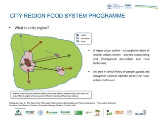 City region food system program | PDF