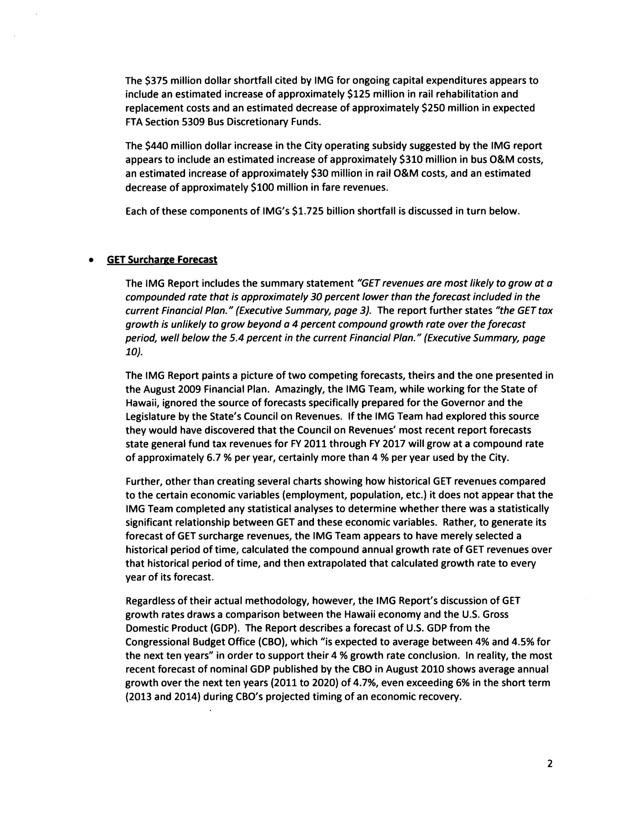 City response to IMG | PDF