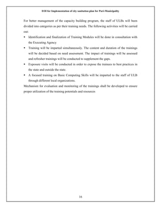 City Sanitation Plan Pdf