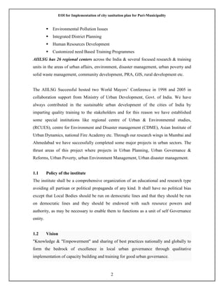 City sanitation plan | PDF