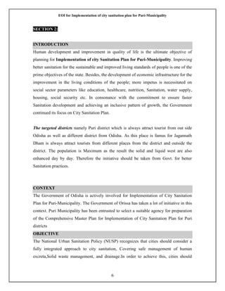 City sanitation plan | PDF