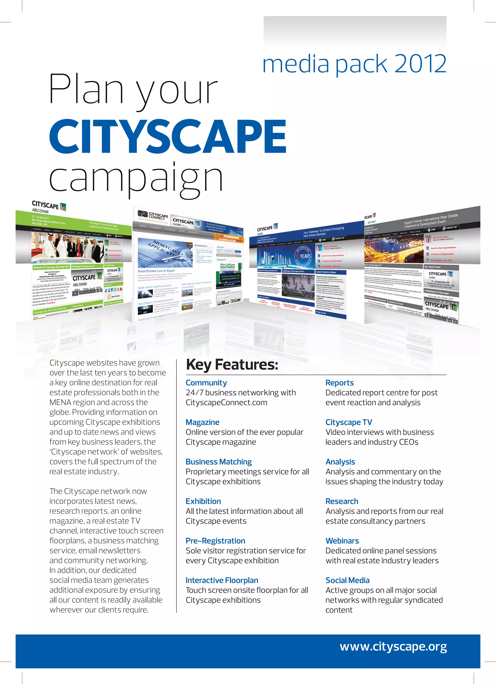 Cityscape online media Pack | PDF