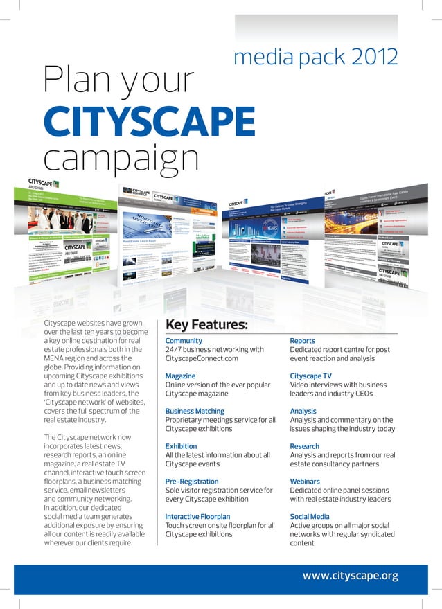Cityscape online media Pack | PDF