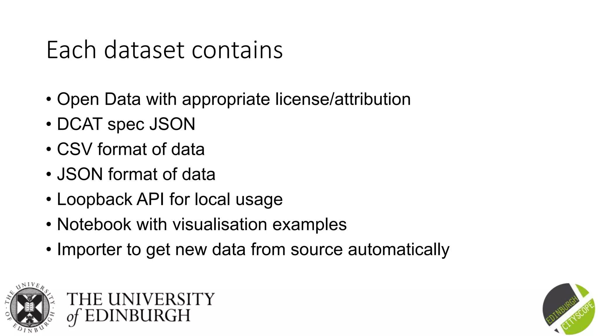 Cityscope data features | PPTX