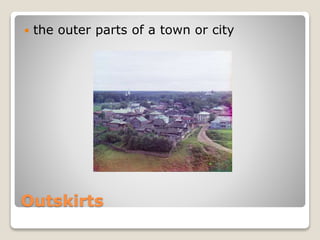 City Vocabulary for ESL Students | PPTX