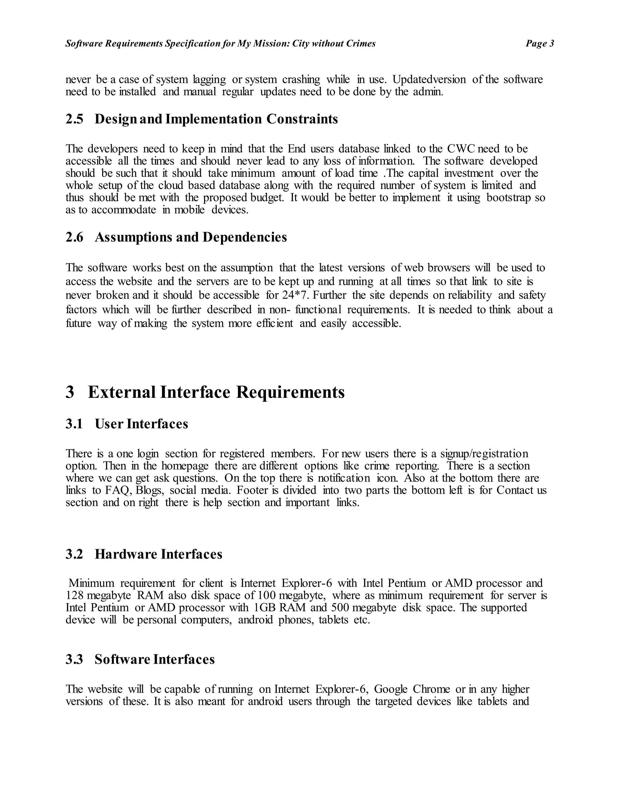 City Without Crime | DOCX