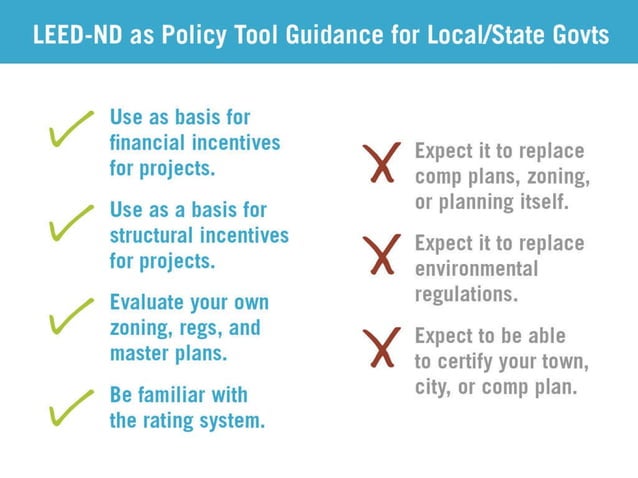 Citizens Guide Leed ND | PPT | Developmental Sites | Real Estate