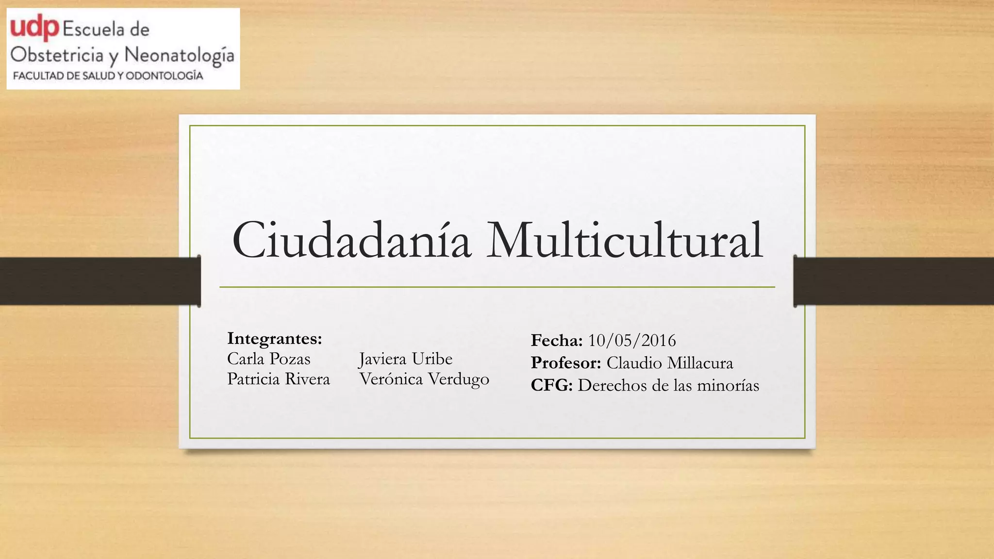 Ciudadanía Multicultural (Will Kymlicka) | PPT