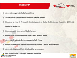 CIUDAD CARIBIA DATOS POBLACIONALES Y ELECTORALES PARROQUIA SUCRE | PPTX