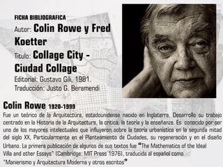 Ciudad Collage - Collin Rowe V2 | PDF