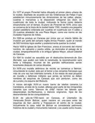 Ciudades coloniales venezolanas angelick vargas | DOCX