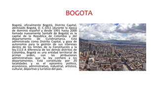 Ciudades de colombia | PPTX