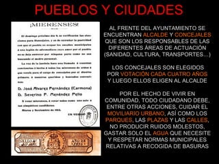 Barrios, pueblos y ciudades | PPT