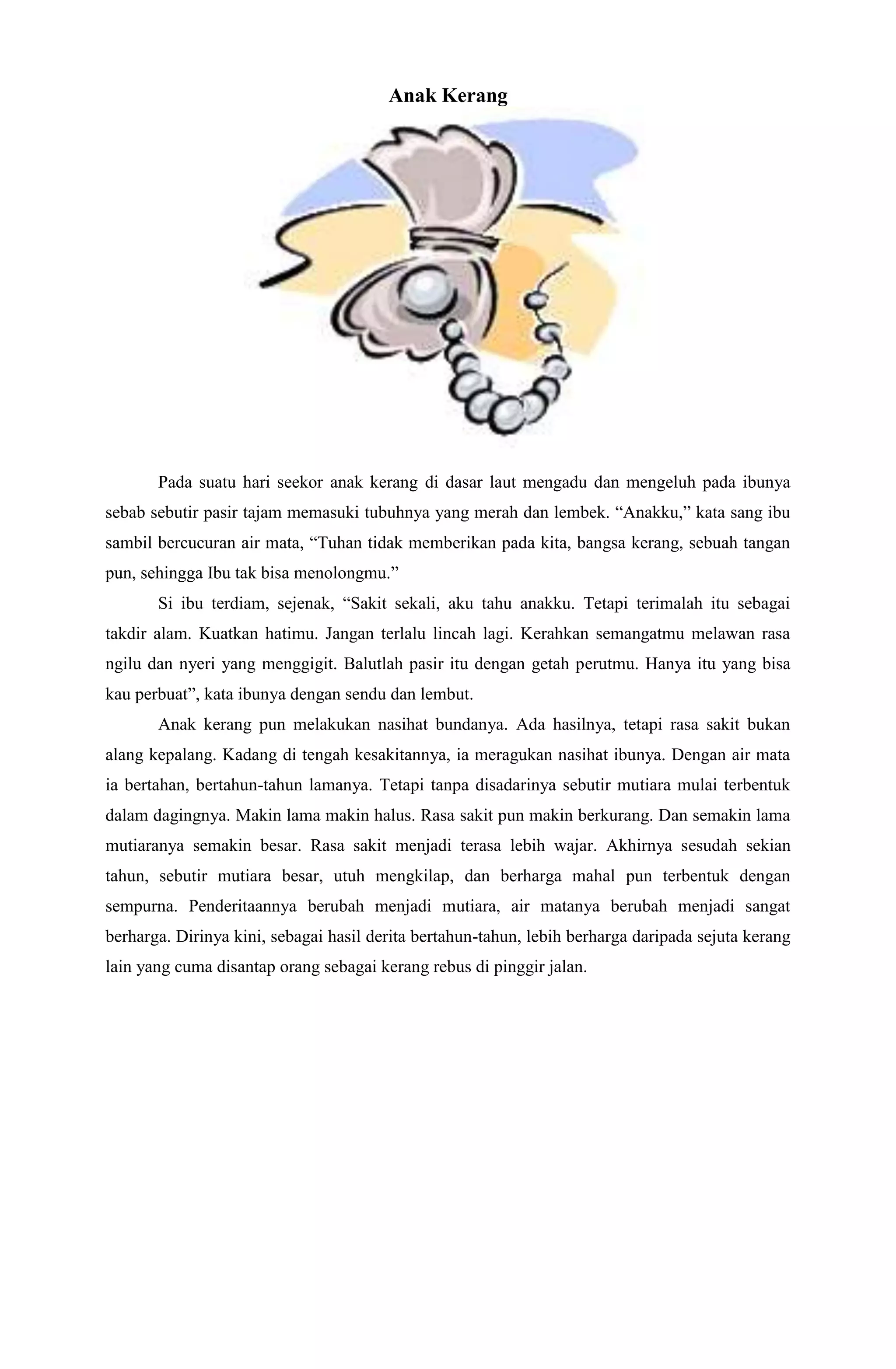 Kumpulan Dongeng, Saga, Mitos, Legenda, dan Fabel | DOCX