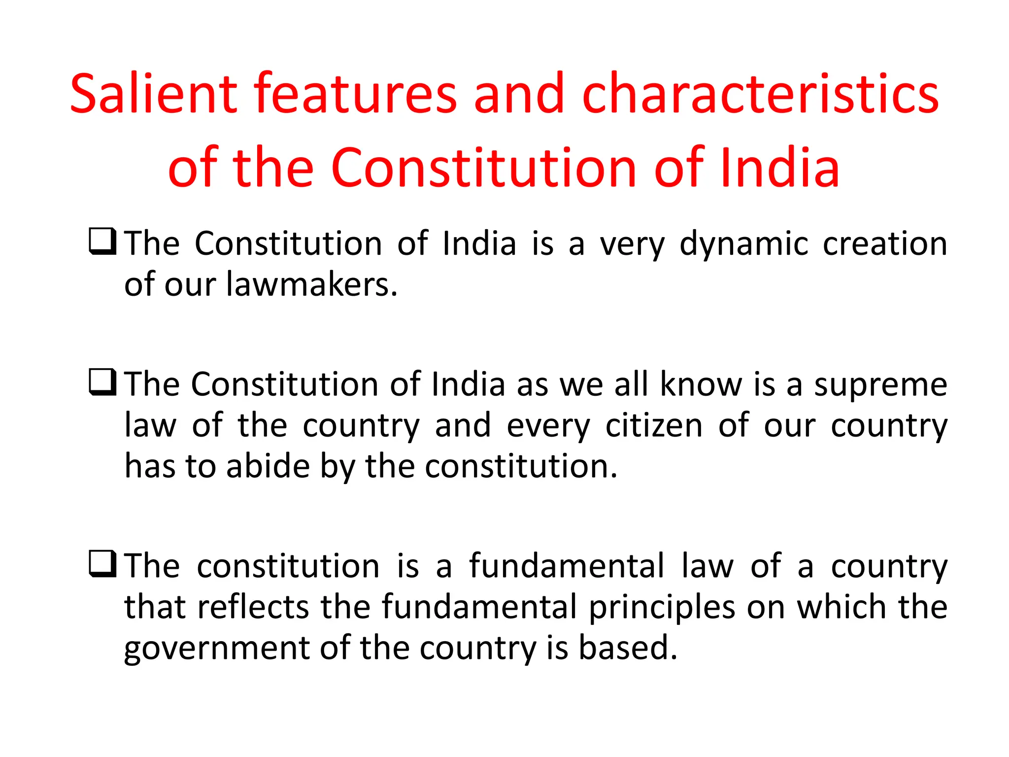 Constitution of India -Historical perspective of the Constitution of ...