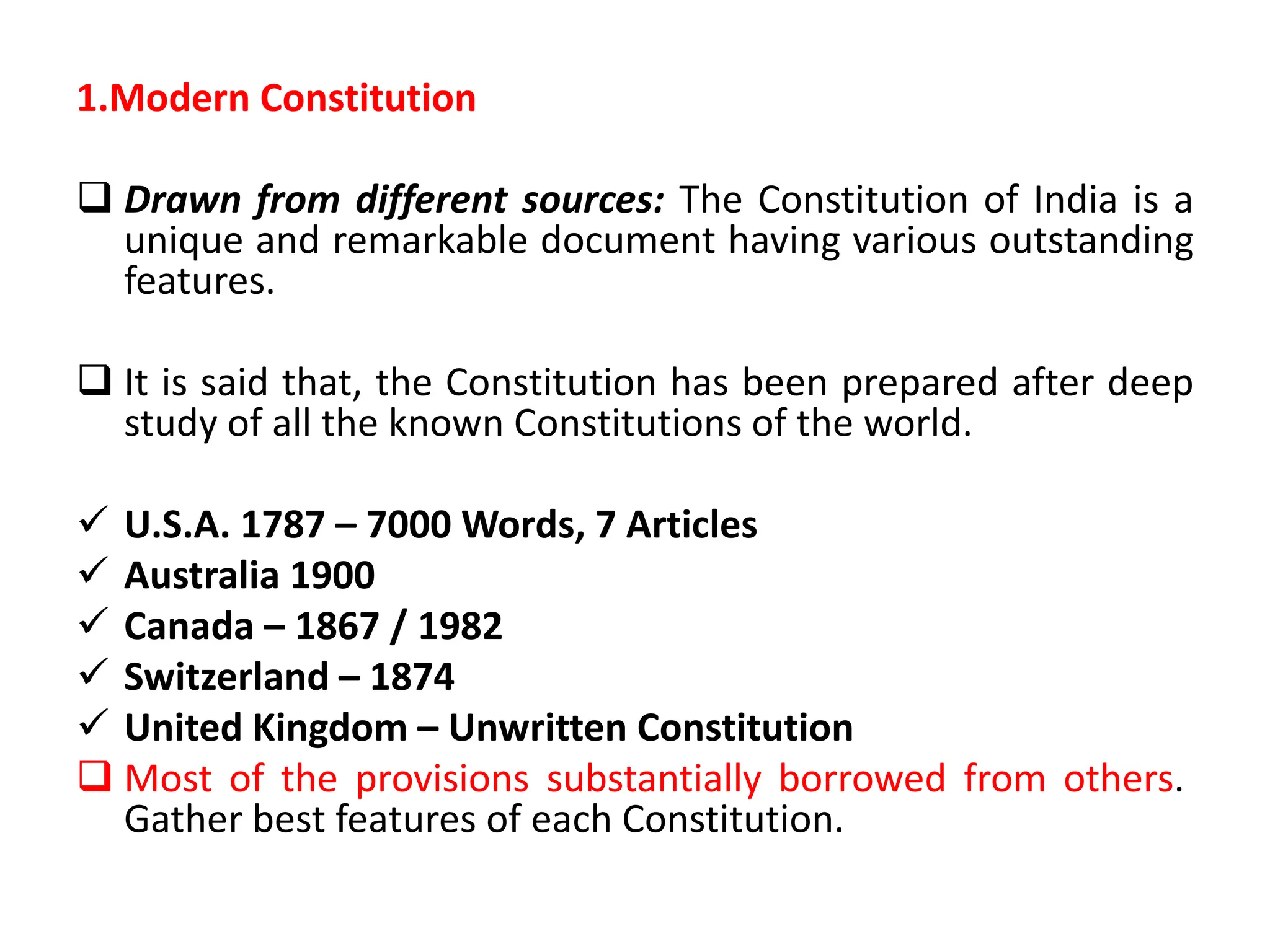 Constitution of India -Historical perspective of the Constitution of ...