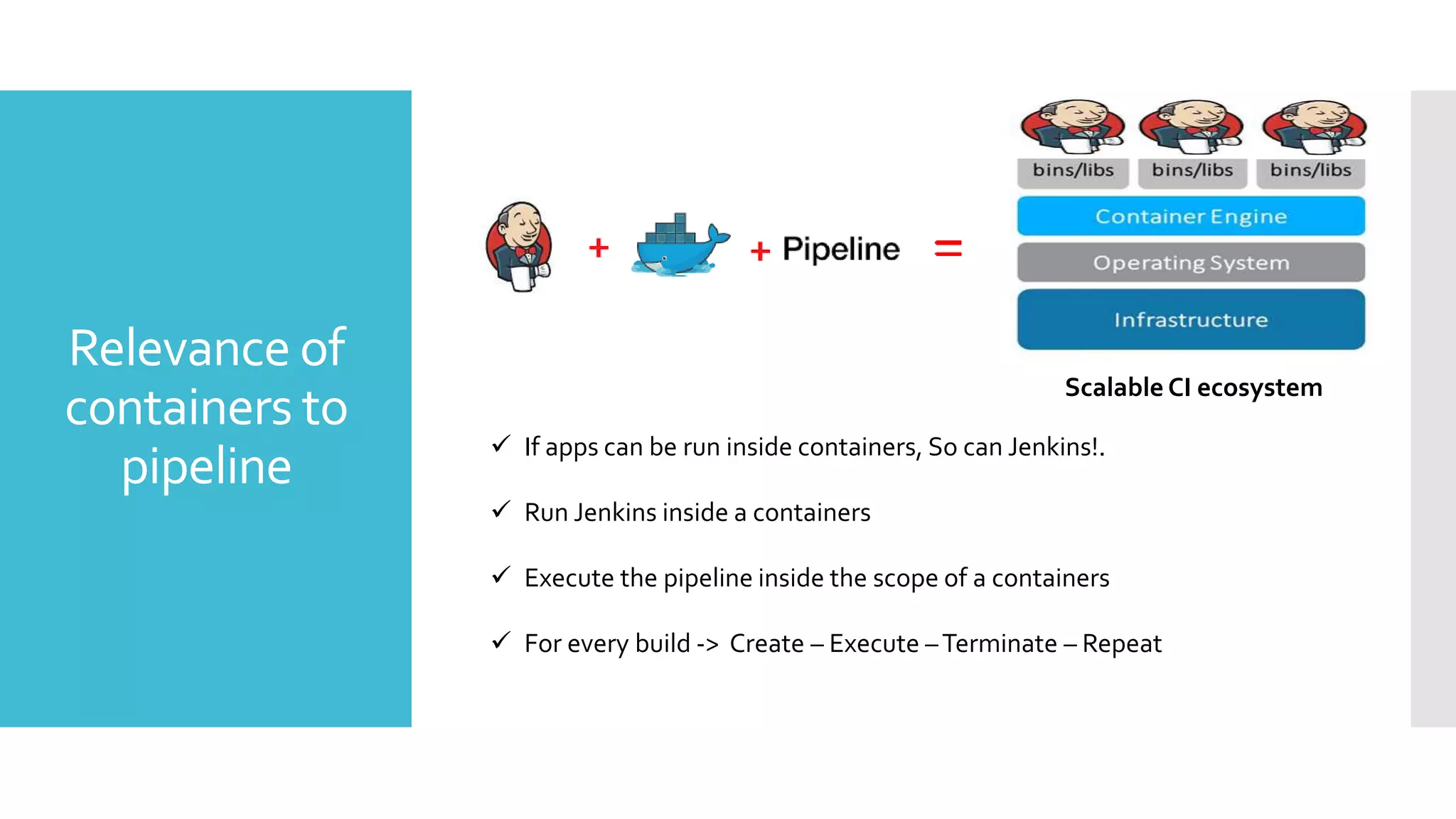 Container based CI Solution that creates build infrastructure on demand ...