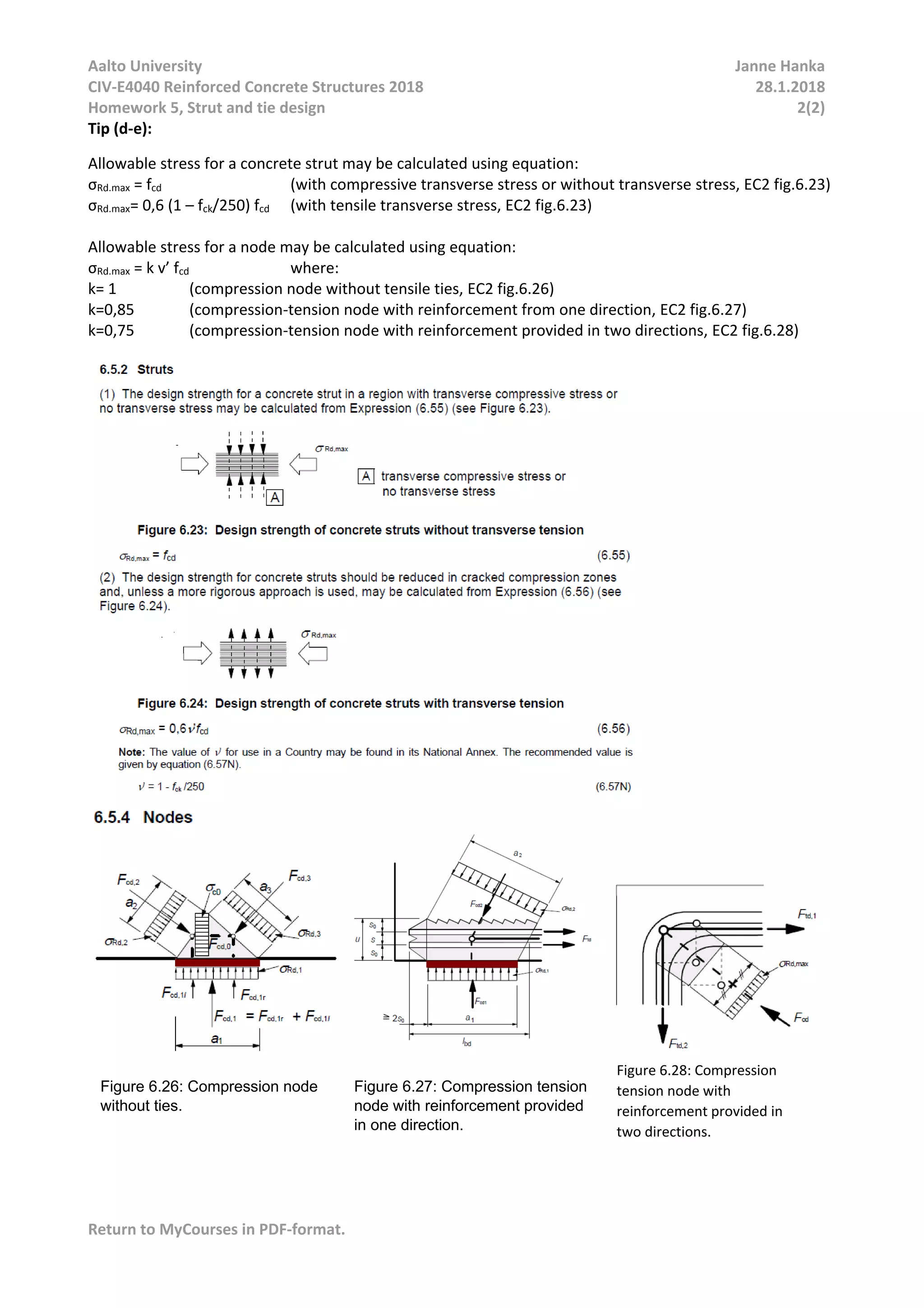 Reinforced concrete Course assignments, 2018 | PDF | Civil Engineering Industry | Industries