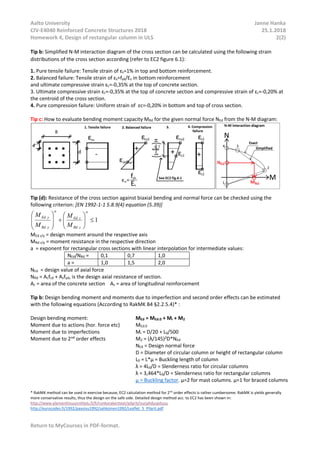 Reinforced concrete Course assignments, 2018 | PDF | Civil Engineering Industry | Industries