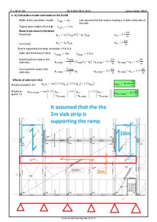 Reinforced concrete Course assignments, 2018 | PDF