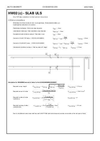 Reinforced concrete Course assignments, 2018 | PDF