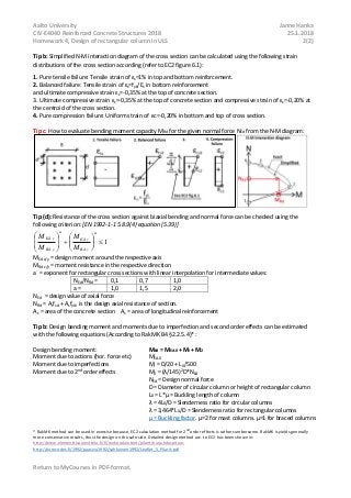 Reinforced concrete Course assignments, 2018 | PDF