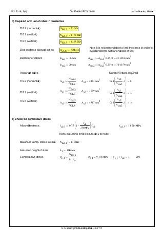 Reinforced concrete Course assignments, 2018 | PDF