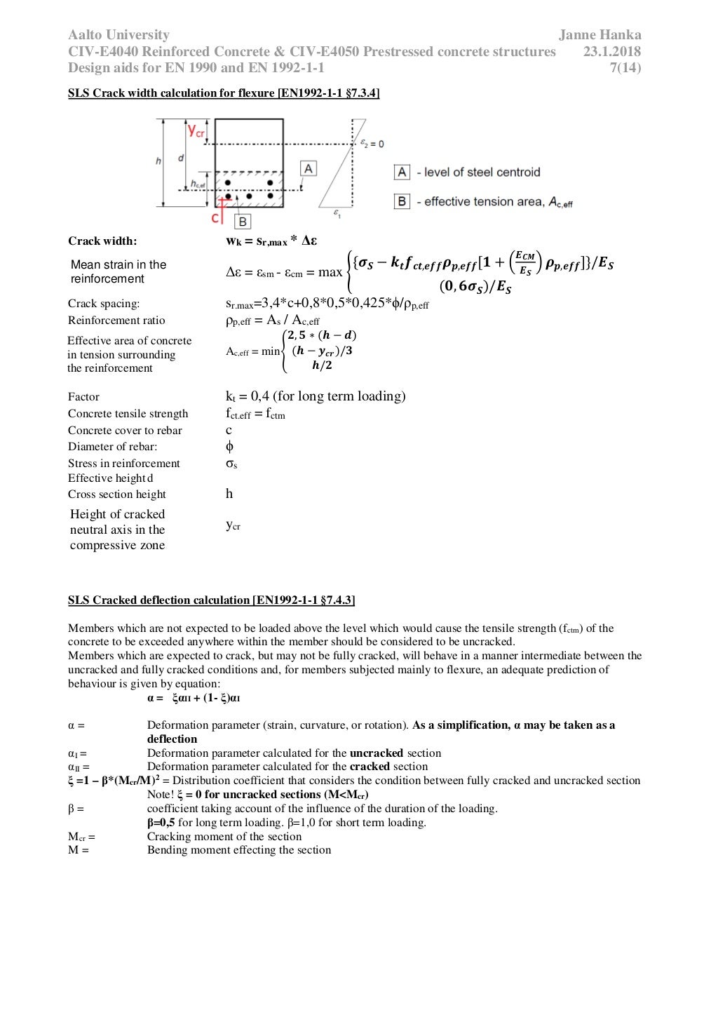 Reinforced concrete Course assignments, 2018 | PDF