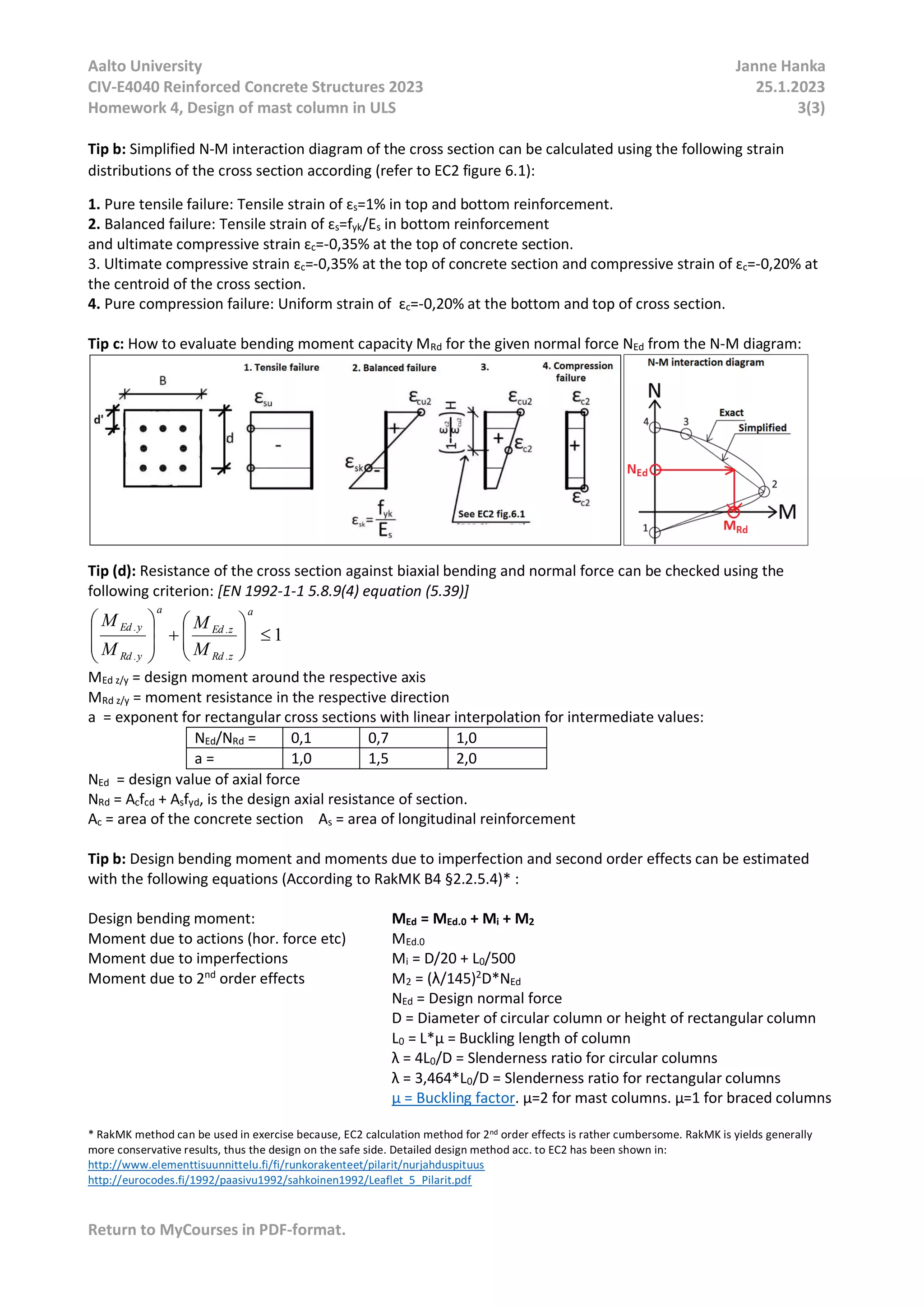 Reinforced concrete Course Assignments, 2023 | PDF