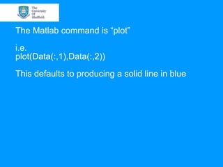 CIV1900 Matlab - Plotting & Coursework | PPT