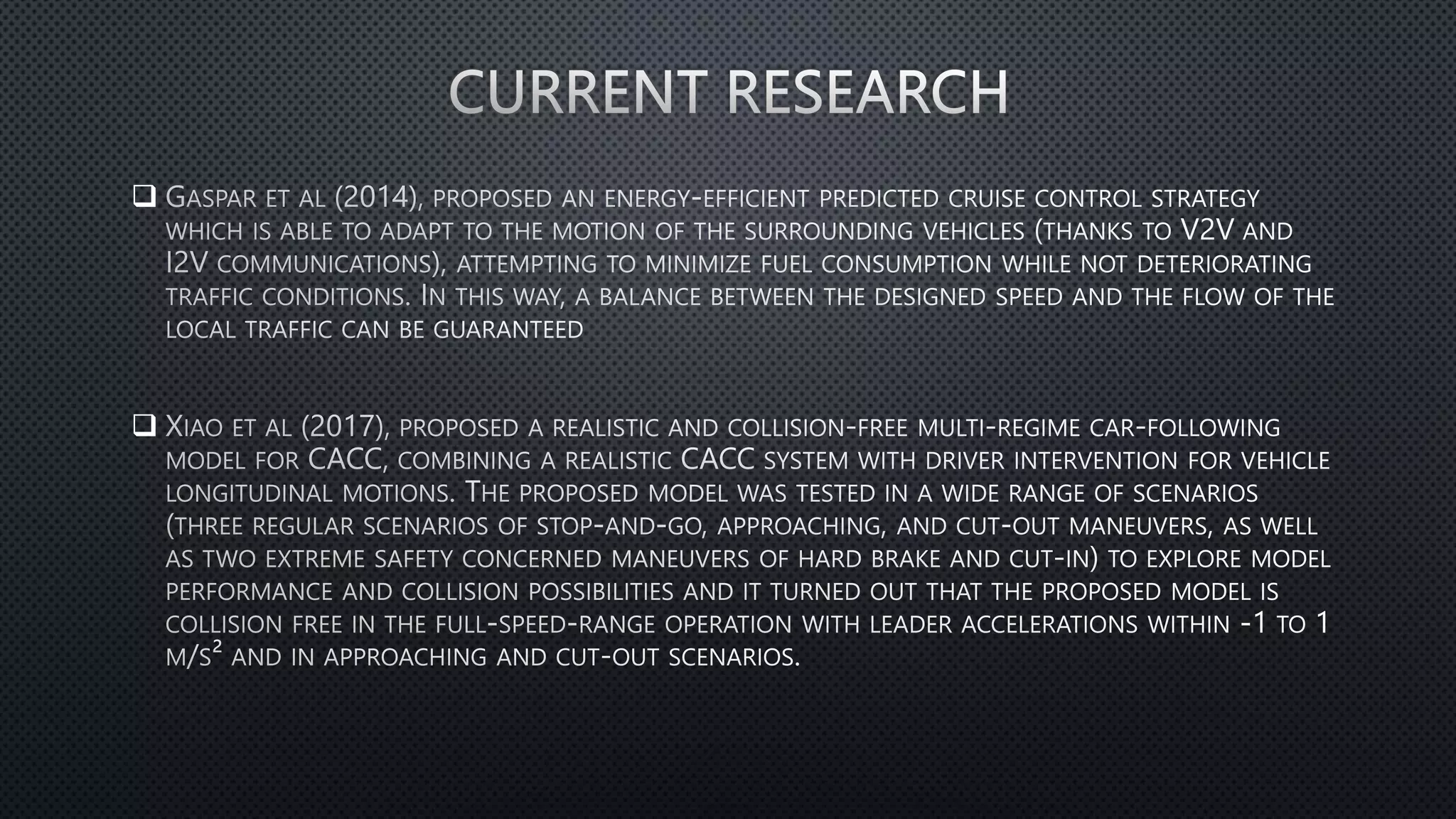 Review On Microscopic Traffic Flow Model Using Artificial Intelligence Vehicles Pptx