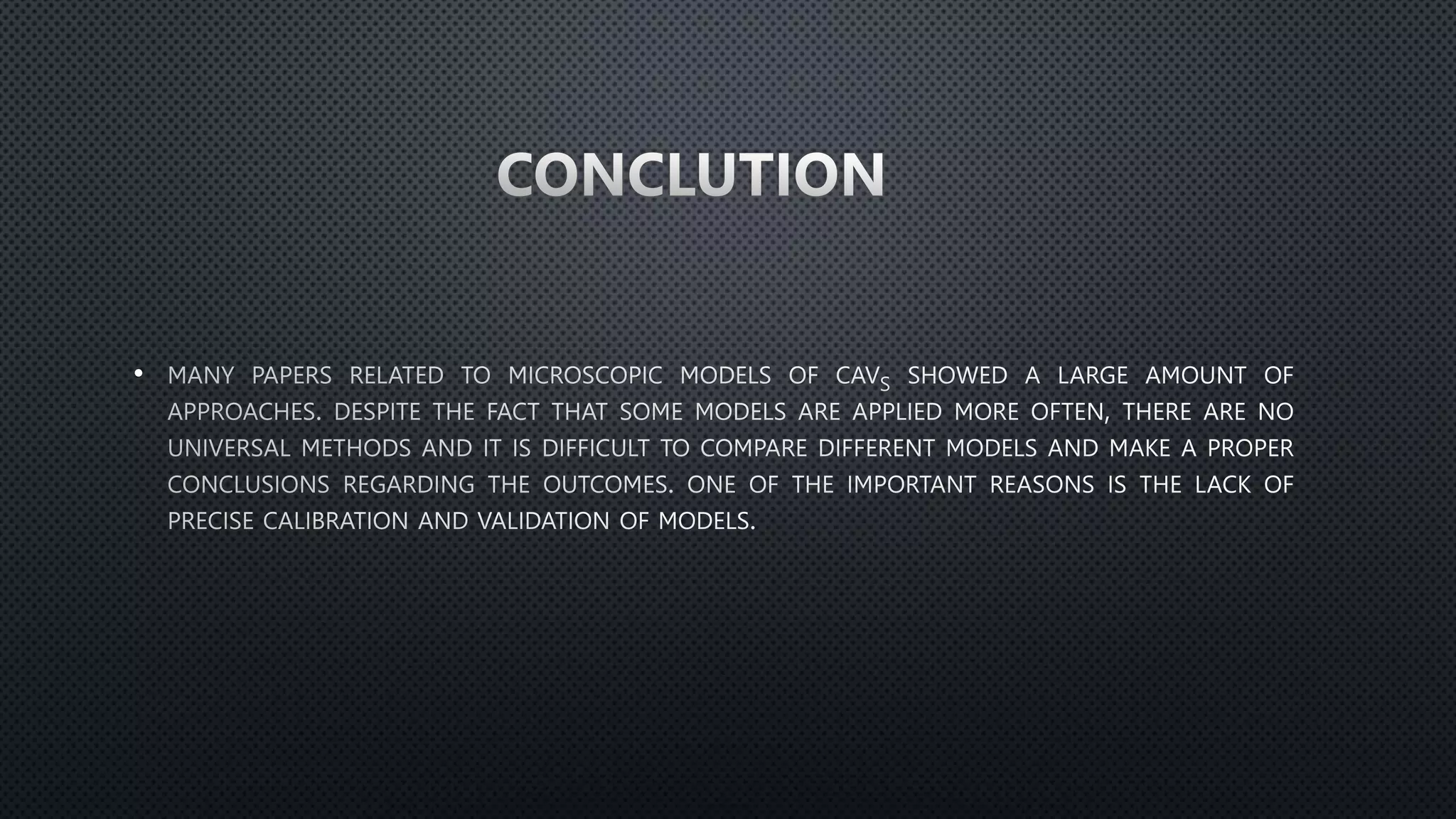 Review On Microscopic Traffic Flow Model Using Artificial Intelligence Vehicles Pptx