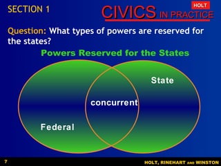 Civics Chapter 8- State Government | PPT