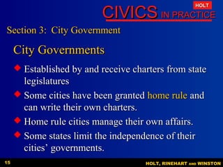 Civics Chapter 9- Local Government | PPT