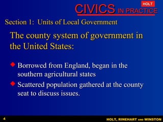 Civics Chapter 9- Local Government | PPT