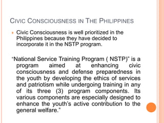 Civic consciousness | PPTX