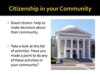 Civic education | PPTX