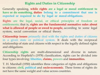 Chapter One: Introduction to Civic Education this course is designed ...
