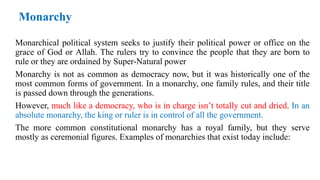 Understanding government and governmental System | PPTX