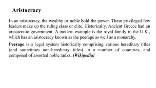 understanding government and governmental System | PPT