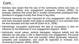 Civic Engagement.pptx file about Civics education | PPTX